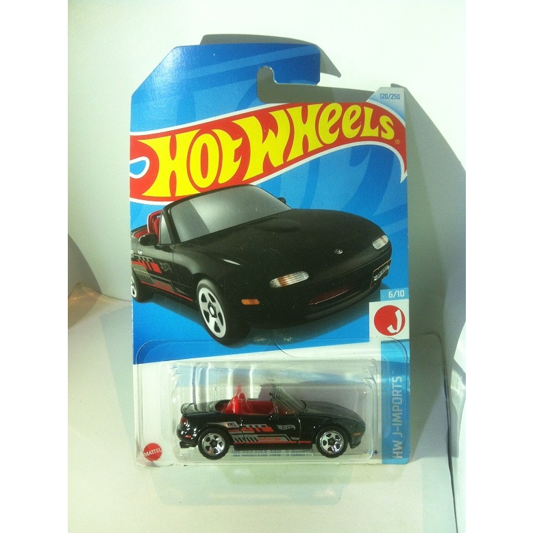 Jual Hot Wheels. 2024 HW J-Imports Mini Collection - 6. 91 Mazda MX-5 Miata. Black by MATTEL ...
