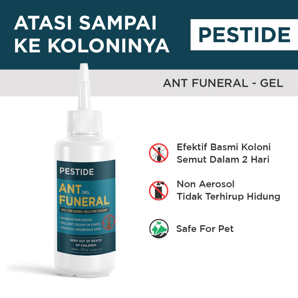 Jual Racun Semut Pestide Ant Funeral Gel Atasi Koloni Semut Ramah ...