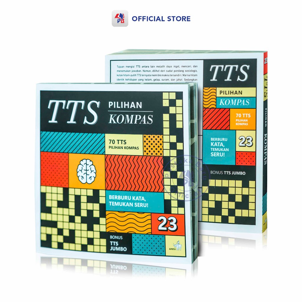 Jual Buku TTS Kompas / TTS Pilihan Kompas Jilid 23 / Teka Teki Silang ...