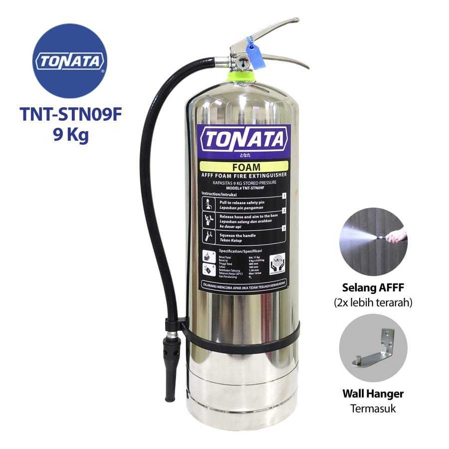 Jual Stainless APAR 9 KG FOAM TONATA / Set Komplit | Shopee Indonesia