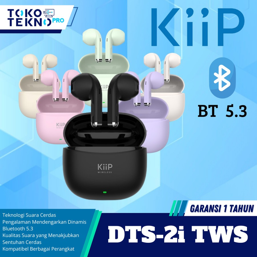Jual KiiP DTS2i / DTS-2i / DTS 2i TWS Bluetooth Headset Handsfree Earphone Wireless | Shopee ...