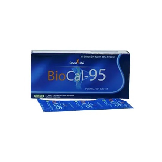 Jual BIO CAL 95 KAPLET (Per Strip) | Shopee Indonesia