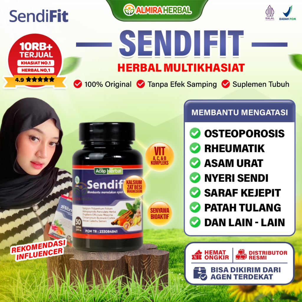 Jual Sendifit Original 100% Asli Obat Saraf Kejepit Nyeri Sendi Pegal ...