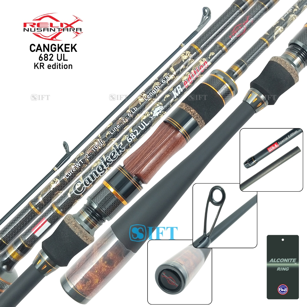 Jual Joran UL RELIX NUSANTARA CANGKEK KR edition | Fuji Alconite | Special Edition Casting Ultra ...