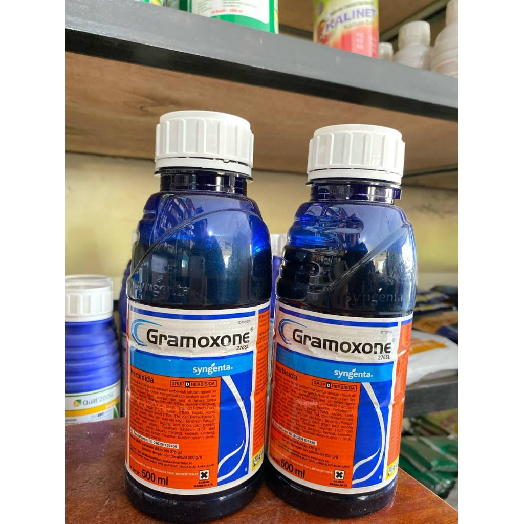 Jual Gramoxone 500 ml Herbisida Parakuat Diklorida 276 SL Obat Pembasmi ...
