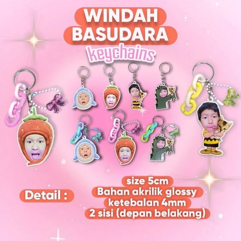 Jual [READY] [COD] [TERMURAH] KEYCHAINS WINDAH BASUDARA | GANCI WINDAH ...