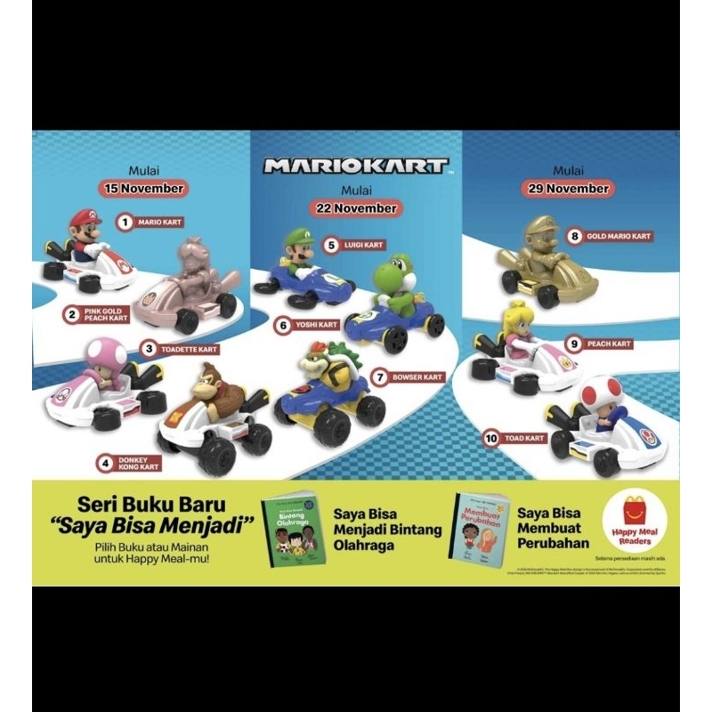 Jual Happy Meal MCD Mcdonald Mario Bros | Shopee Indonesia