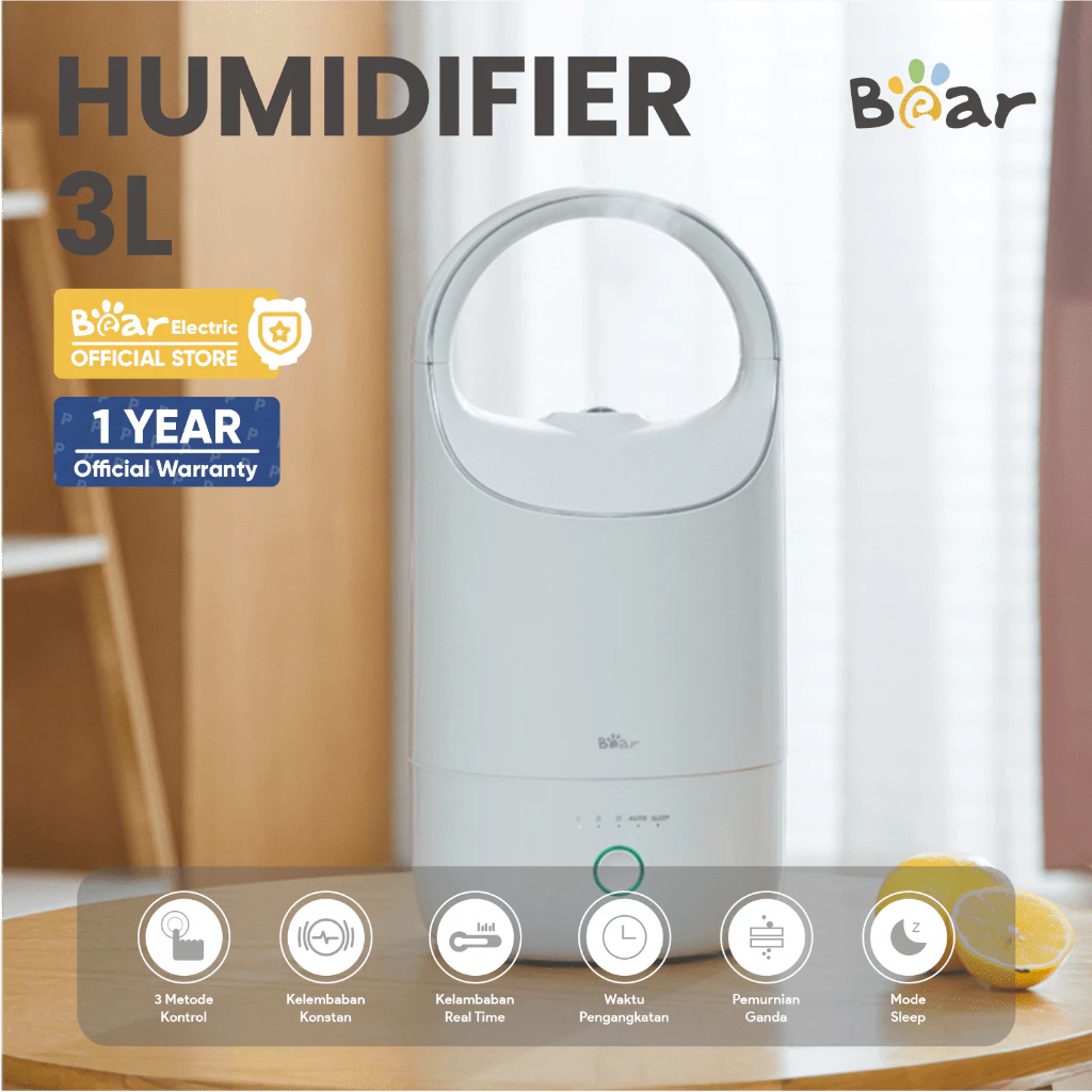 Jual BEAR Humidifier 3L | Pelembab Udara Ruangan | Shopee Indonesia