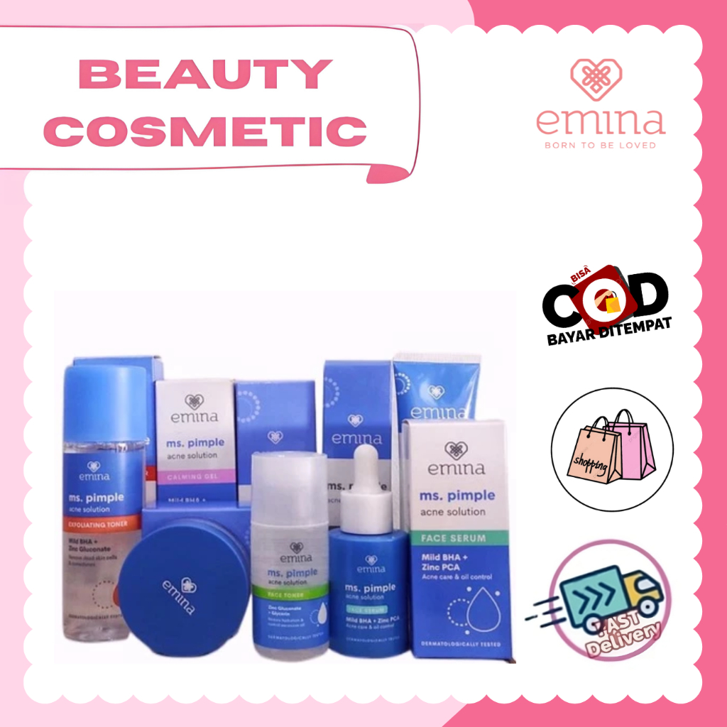 Jual EMINA Paket Acne Ms Pimple Series Lengkap | Shopee Indonesia