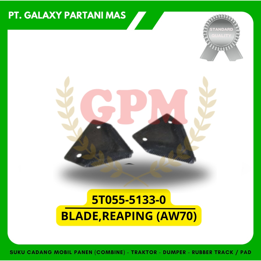 Jual BLADE,REAPING (AW70) / MATA PISAU SEMUA TYPE KUBOTA, YANMAR, LOVOL ...