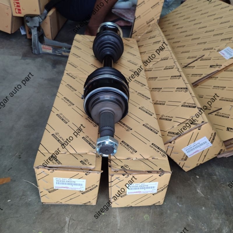 Jual cv joint assy/drive shaft assy hilux revo/fortuner vrz 43430-0k070 | Shopee Indonesia