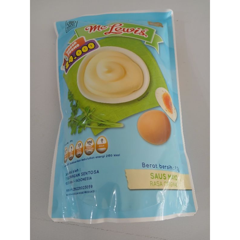 Jual Mc Lewis Saus mayo ori 1kg - mayonais rasa original 1000gr ...