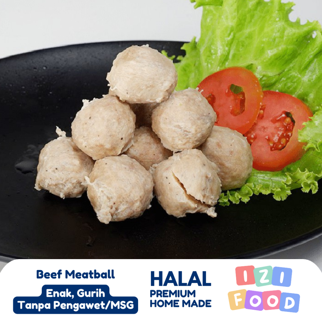 Jual BEEF MEATBALL / Bakso Sapi Premium isi 12pcs NO MSG / NO PENGAWET ...