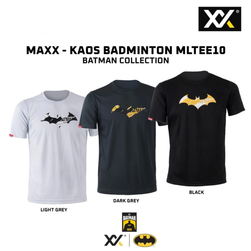 Jual New ! Kaos Jersey Badminton MAXX Spesial Edisi Batman MLTEE 10 ...
