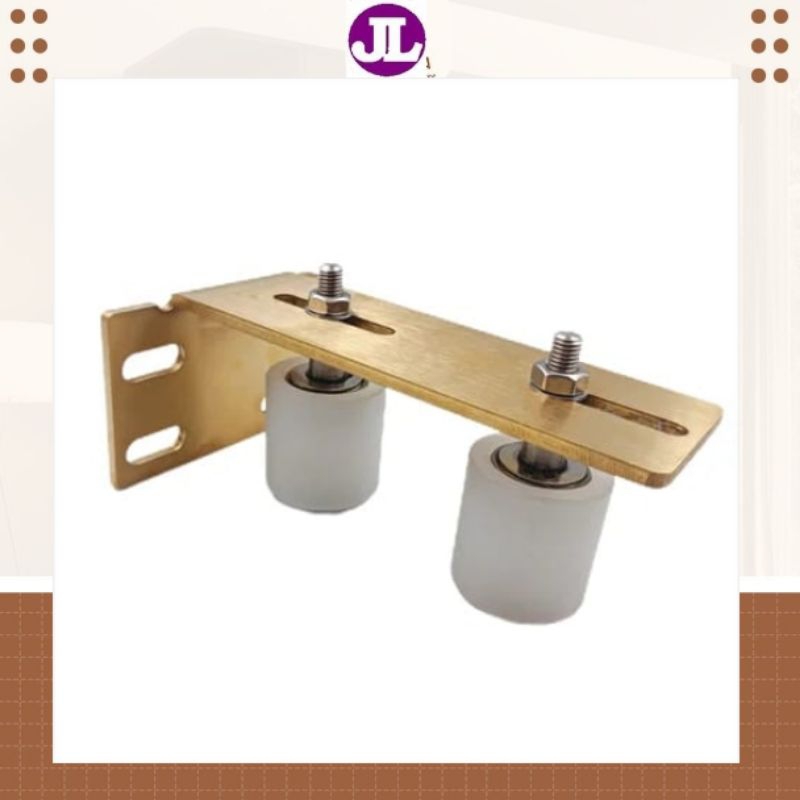 Jual Bracket Roller Nilon Rumah Roda Atas Penuntun Pintu Pagar Dorong ...