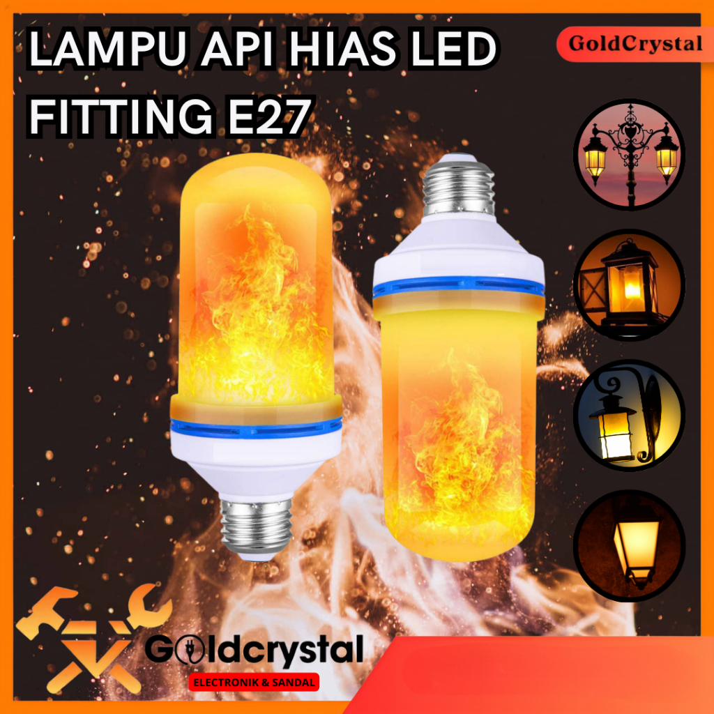 Jual Lampu Api Lampu Obor Led Bohlam Api Lampu Api Led 10 Watt Lampu ...