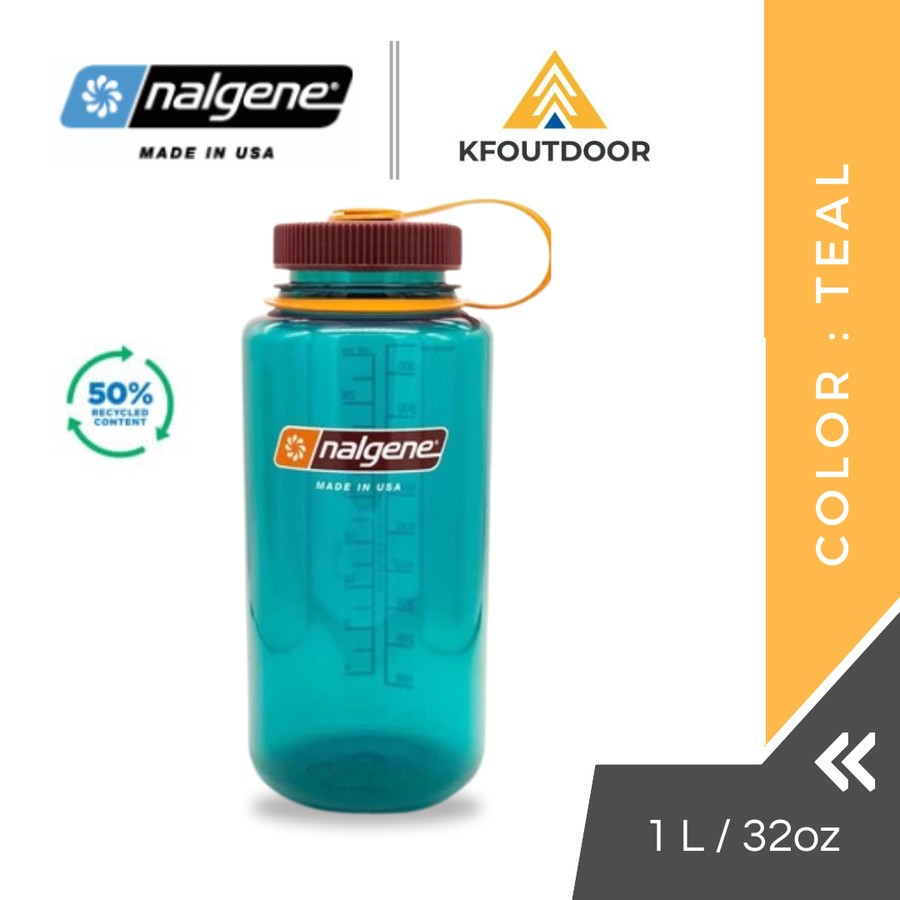 Jual Botol Minum Nalgene Original 1 L/32oz Sustain Wide Mouth | Shopee ...