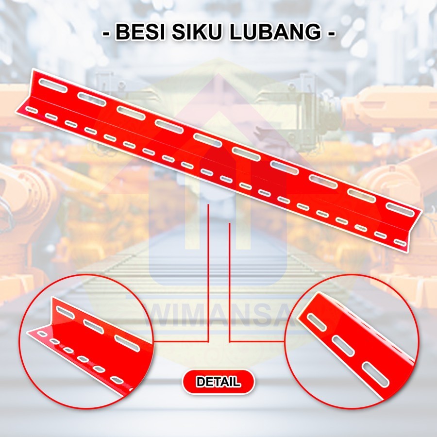 Jual WMS - BESI SIKU LUBANG 2 mm 20 CM | Shopee Indonesia