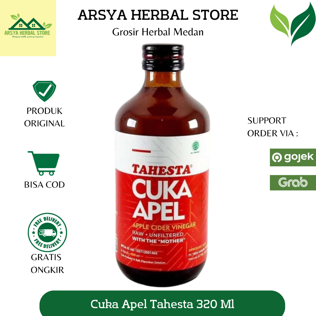 Jual TAHESTA CUKA APEL 320ML ORIGINAL | Shopee Indonesia