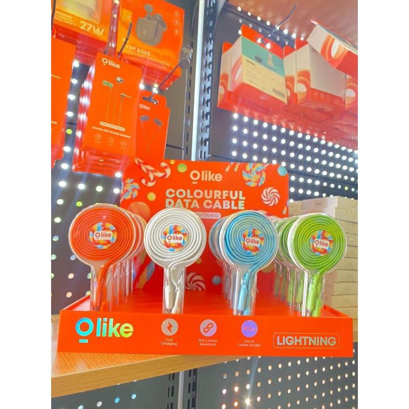 Jual OLike D202L kabel data Lightning fast charge 100cm | Shopee Indonesia