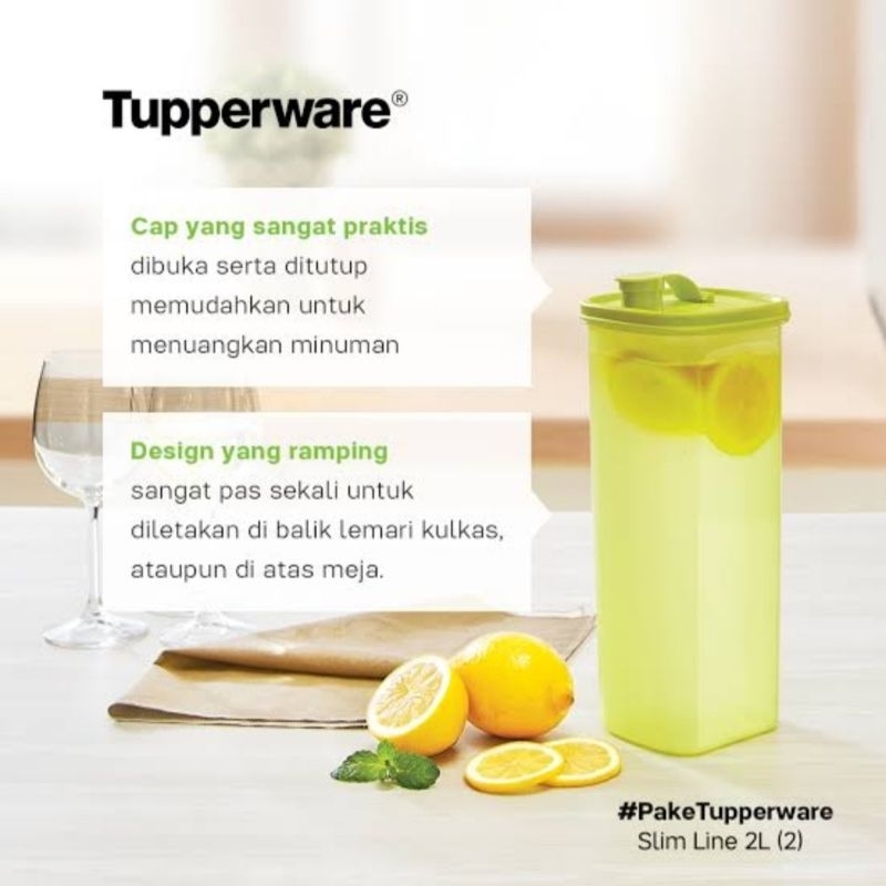 Jual Slim Line 2L Tupperware | Shopee Indonesia