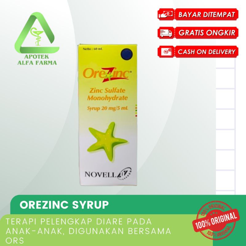Jual OREZINC SYRUP 60 ML | Shopee Indonesia