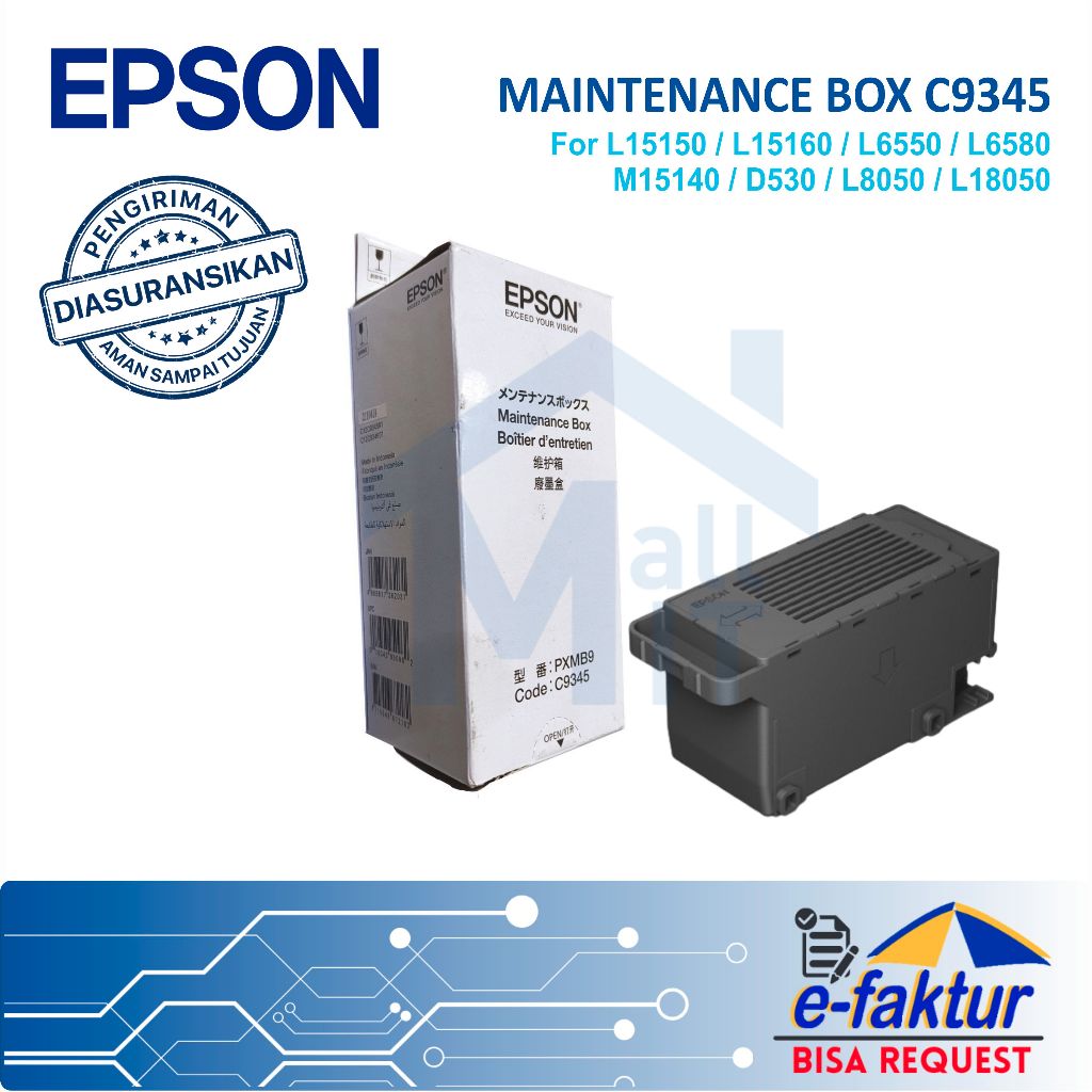 Jual MALLIT EPSON Maintenance Box EPSON C9345 (C12C934591) L8050 L18050 L15150 L15160 L15180 ...