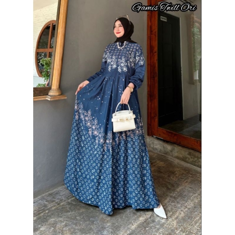 Jual Gamis Twill Ori Gamis Jumbo Gamis Batik Gamis Busui Gamis ...
