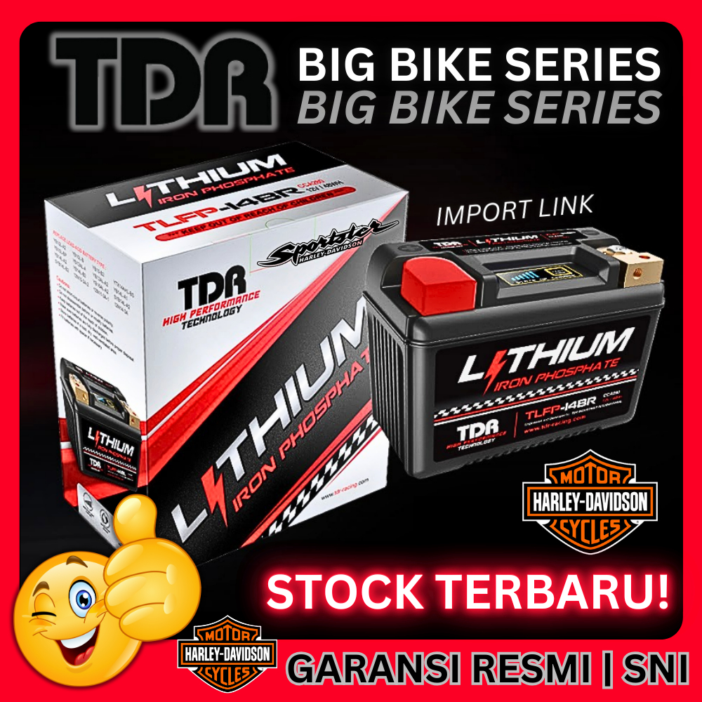 Jual Aki Motor TDR Lithium Iron Phosphate LiFePO4 Accu Battery TLFP 4L ...