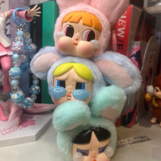 Jual ★ 100% ORI READY CRYBABY PPG POWERPUFF GIRLS VINYL FACE KEYCHAIN ...