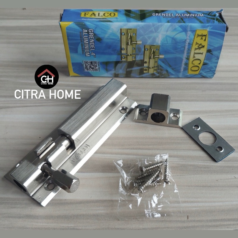 Jual Falco Grendel Slot Aluminium 4 inch Tebal | Shopee Indonesia