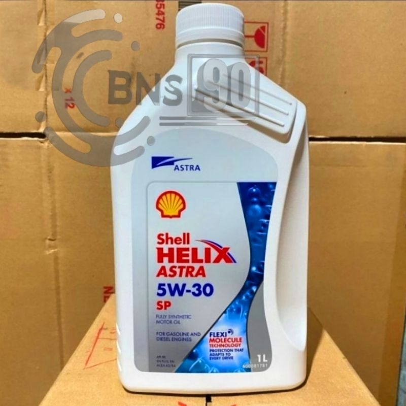 Jual ORIGINAL Shell Helix ASTRA 5w/30 api SP ukuran 1 LITER | Shopee ...
