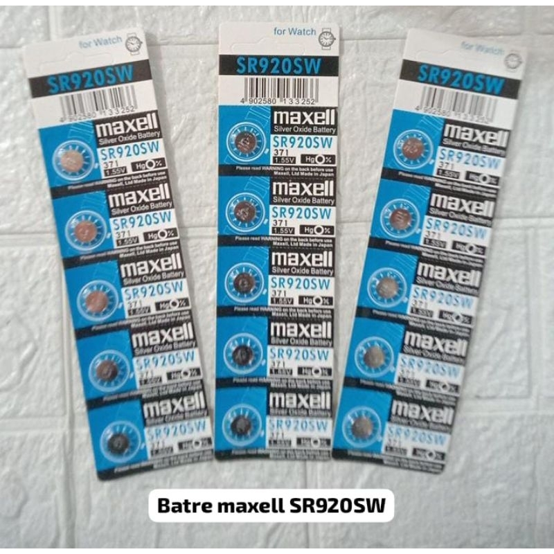 Jual baterai CMOS maxell SR920SW per pcs ** ARH | Shopee Indonesia