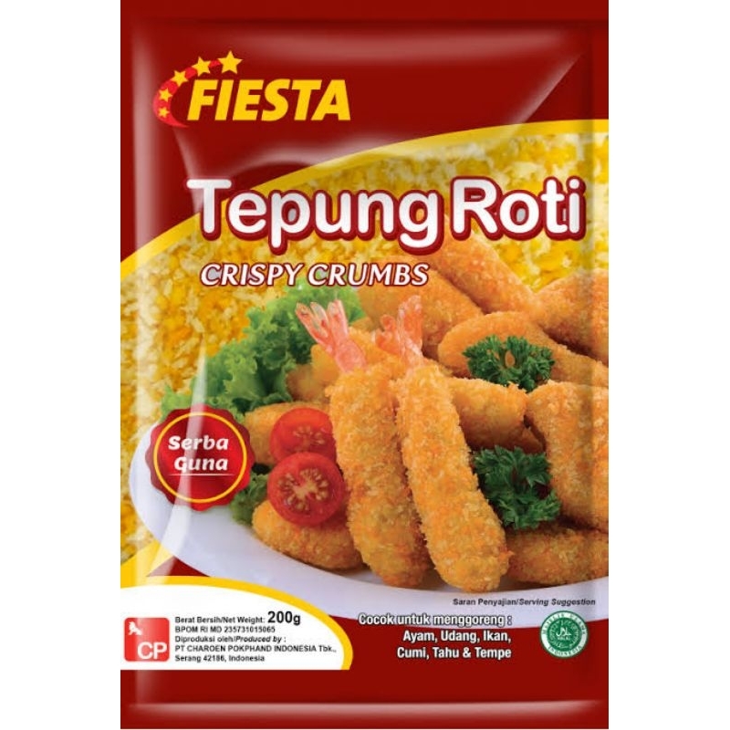 Jual Fiesta Tepung Roti Crispy Crumbs / Tepung Roti Kuning | Shopee ...