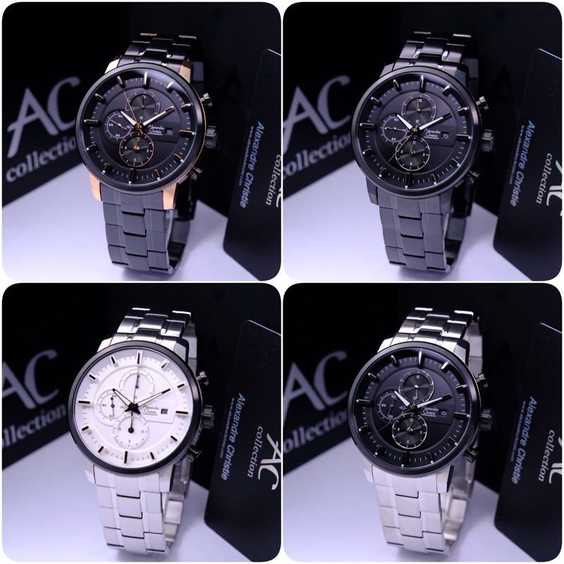 Jual FREE BATRAI COD JAM TANGAN PRIA ALEXANDRE CHRISTIE AC 6323 ...