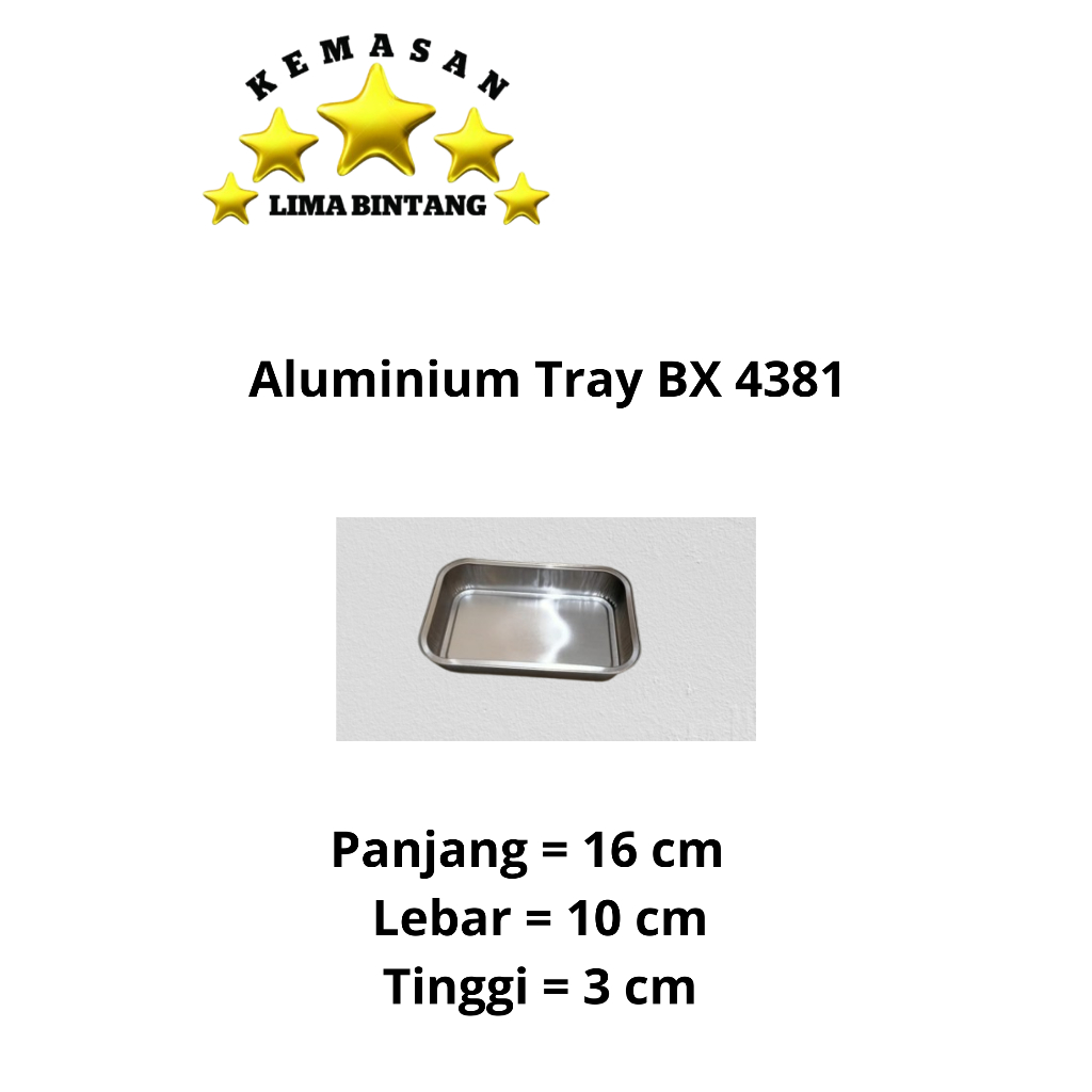 Jual ALUMINIUM FOIL TRAY BX 4381 ALUMINIUM FOIL CUP - Wadah Saja ALU ...