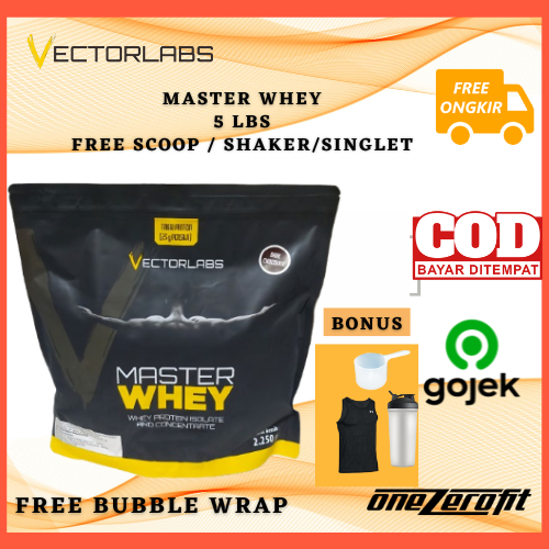 Jual Vectorlabs Masterwhey 5lbs 5lb 5 lbs Whey Protein Concentrate ...