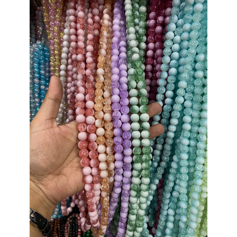 Jual [SYIZI STORE] Mutiara keramik 8mm,10mm/gelang manik-gelang kristal ...