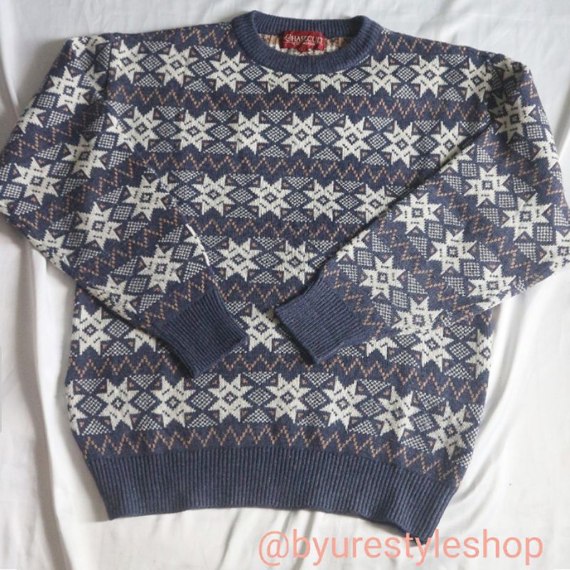 Jual (NO NEGO) Chasecult Knitwear Motif Rajut Vintage Navajo Vintage ...