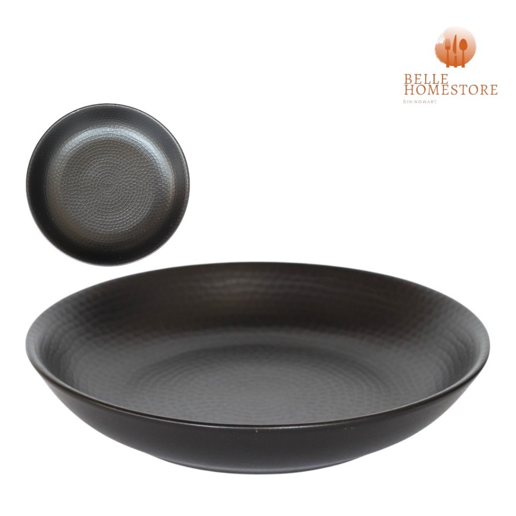 Jual PIRING MAKAN KERAMIK CEKUNG PIRING PASTA/PASTA PLATE MOTIF D21cm ...