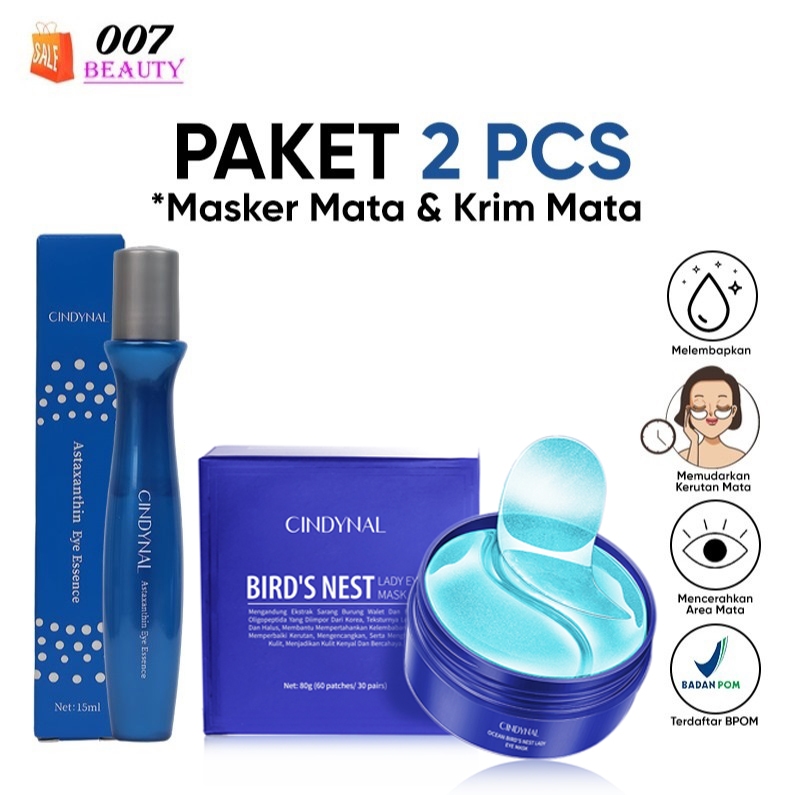 Jual Paket 2 Pcs Bpom Cindynal Eyemask Masker Mata Panda 60 Lembar / Penghilang Garis Halus ...
