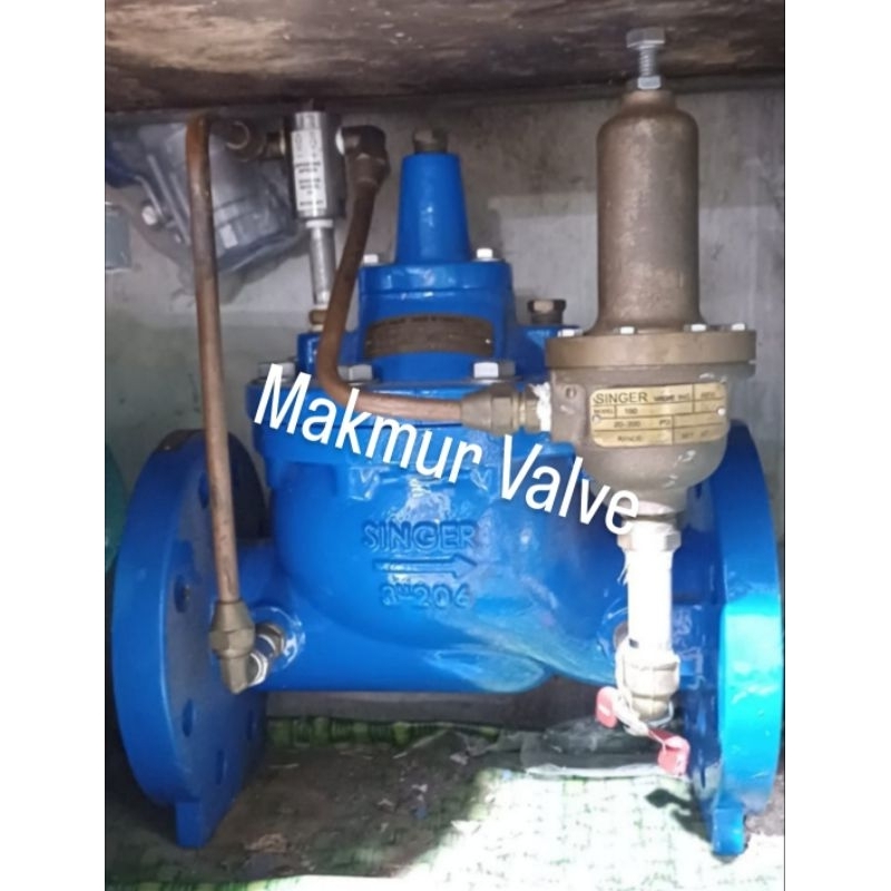 Jual PRESSURE REDUCING VALVE SINGER MODEL 106-PR / 206-PR PN16 FLANGE 2 ...