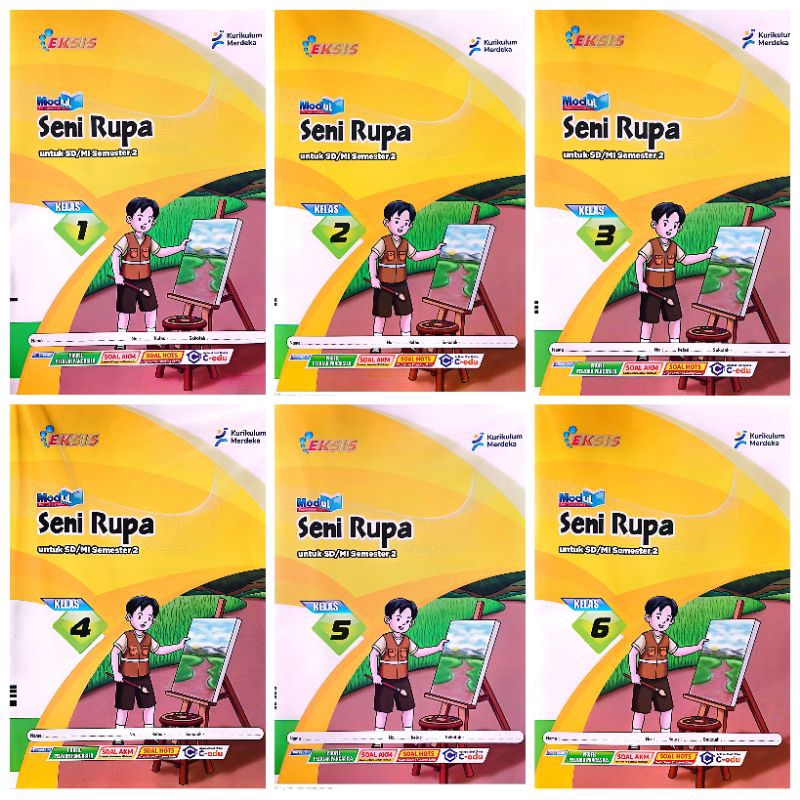 Jual BUKU LKS EKSIS KURMER SD MI SENI RUPA KELAS 1 2 3 4 5 6 SEMESTER 2 GENAP KURIKULUM MERDEKA ...