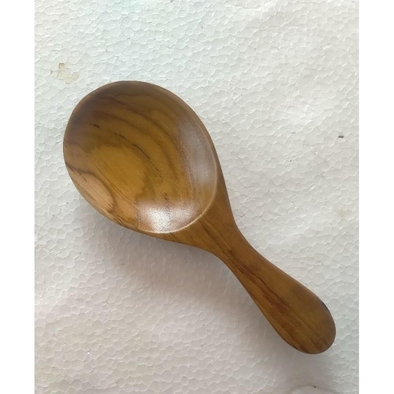 Jual perlengkapan dapur entong/centong/sodet/sendok nasi kayu jati food ...