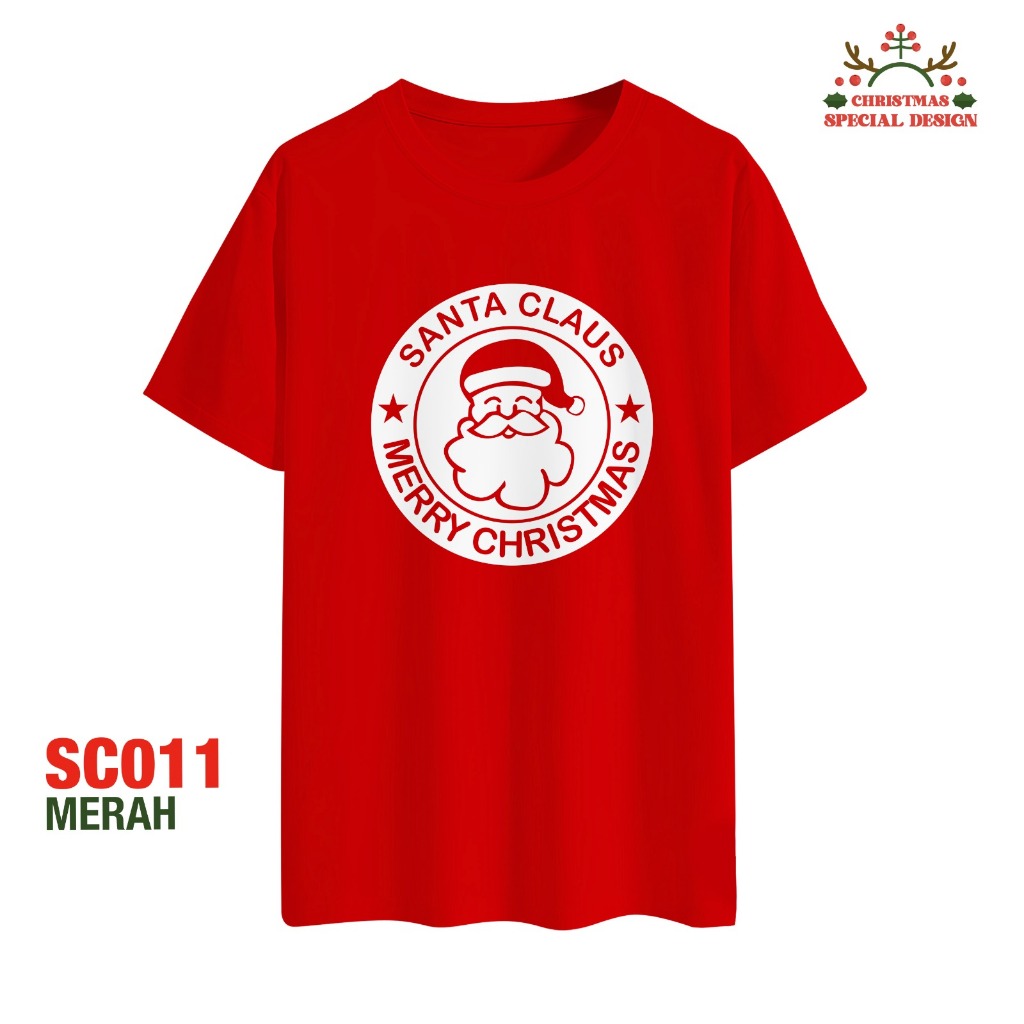 Jual Cyfersia T-shirt Natal Santa Claus Pria dan Wanita SC011 | Shopee Indonesia