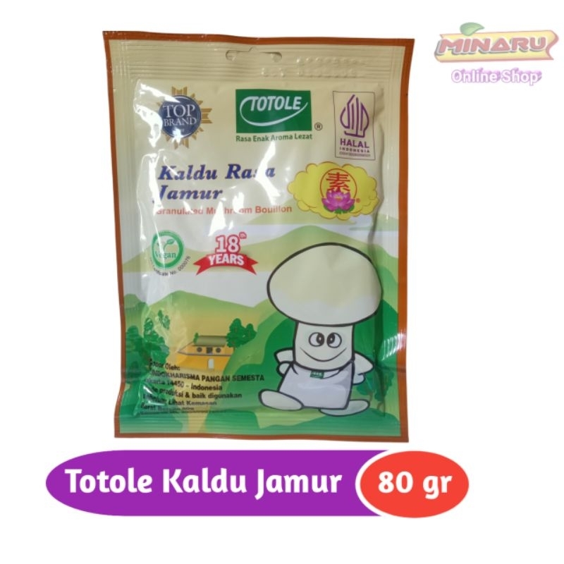 Jual Totole Kaldu Jamur 80 gram penyedap masakan rasa jamur | Shopee ...