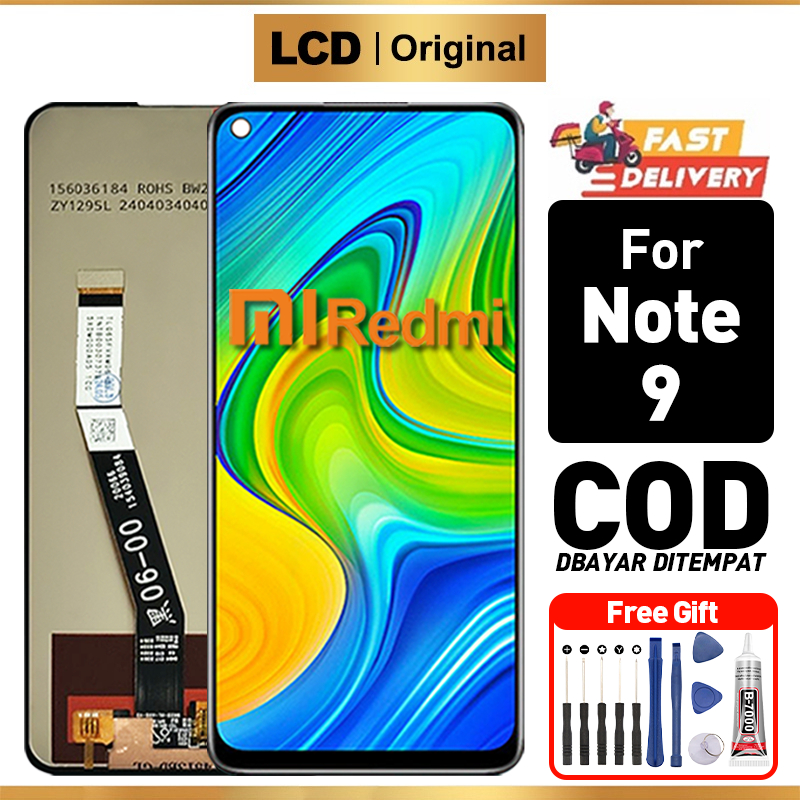 Jual LCD Redmi NOTE 9 Original Fullset Touchscreen asli Ori Compatible ...
