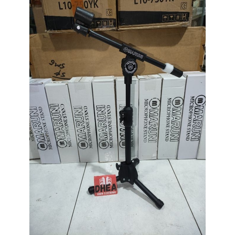 Jual Stand Cagak Mic Pendek Maruni SM-105 SM105 Stand Microphone Stand ...