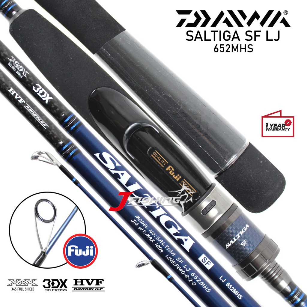 Jual Joran DAIWA SALTIGA SF LJ 652MHS 662HB | Spinning | Bait Casting | Resmi | Shopee Indonesia