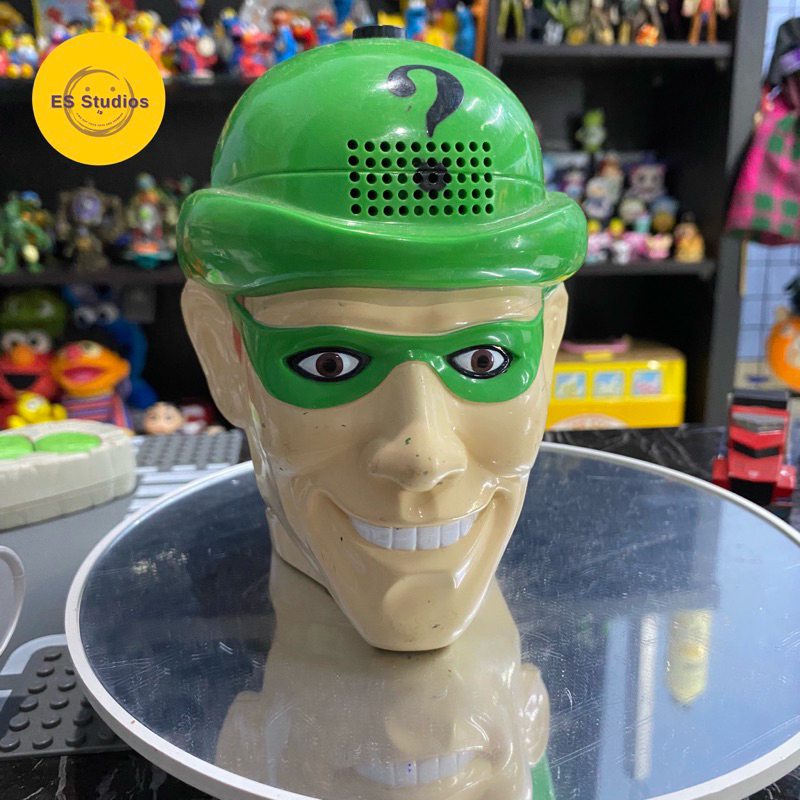 Jual 1995 The Riddler Talking Head Junk Micro Games of America Batman ...